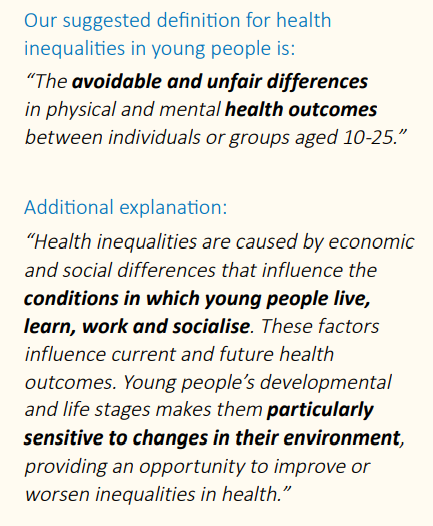 What are health inequalities and why do they matter for young people ...